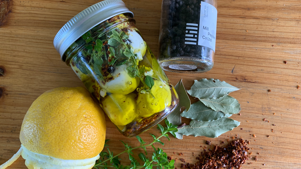 Marinated Chevré Recipe – Each Peach Market